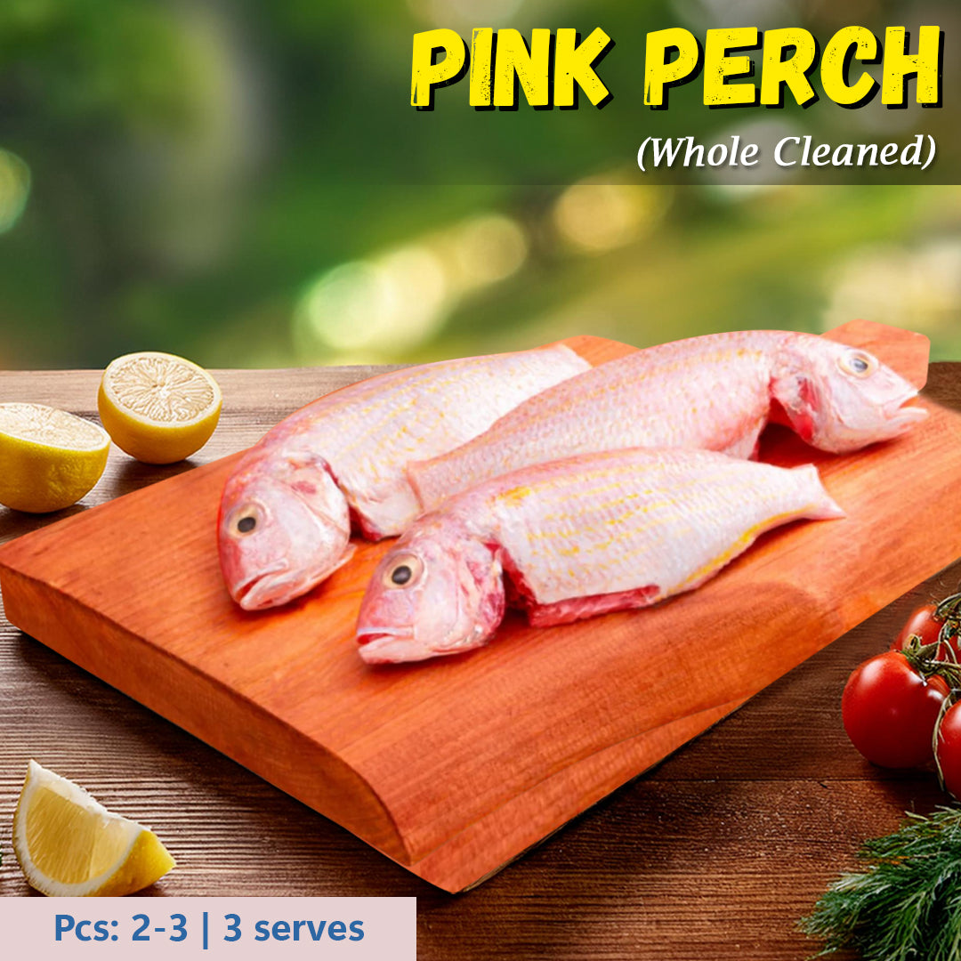 Pink Perch (Whole Cleaned) Nt. Wt. 400-450g (3-5 pcs) – Dam Good Fish